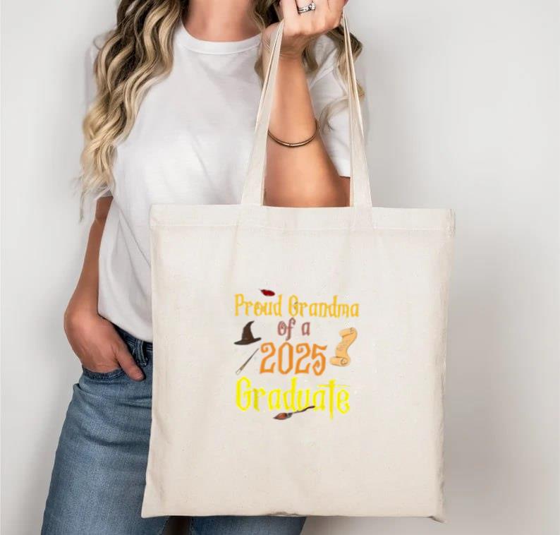 Proud Grandma 2025 Unicorn Graduate Family Matching Tote Bags - Walmart.com