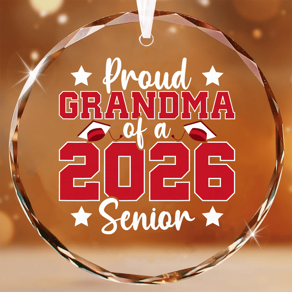 Proud Grandma Of A 2026 Senior Graduate Family Graduation Ornament Home ...