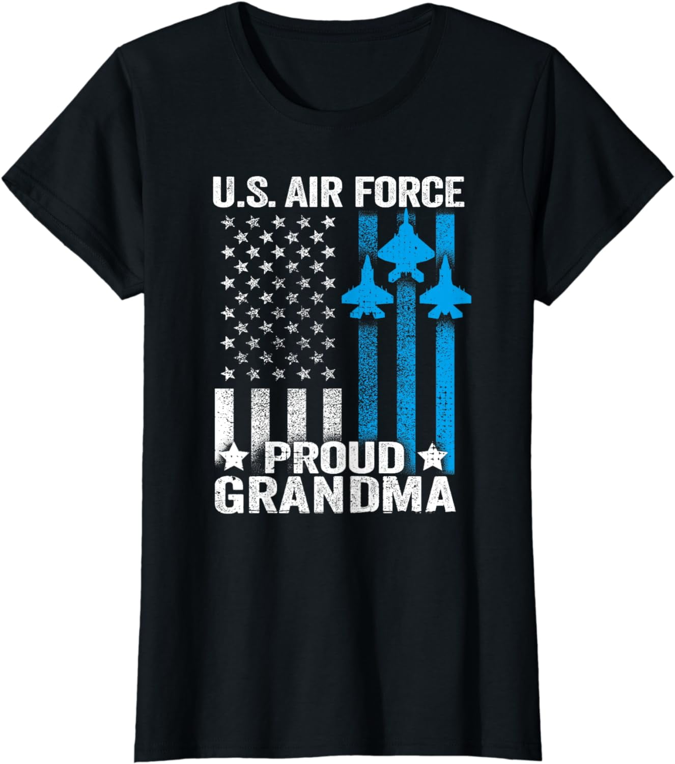 Proud Grandma US Air Force T Shirt - USAF Shirt - Walmart.com