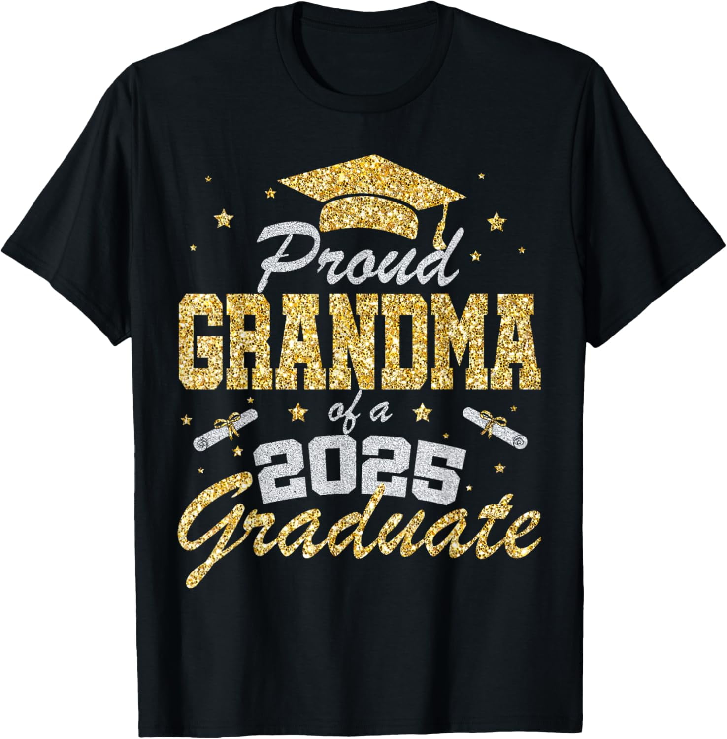 Proud Grandma of A 2025 Graduate Senior Class of 2025 Grad T-Shirt ...