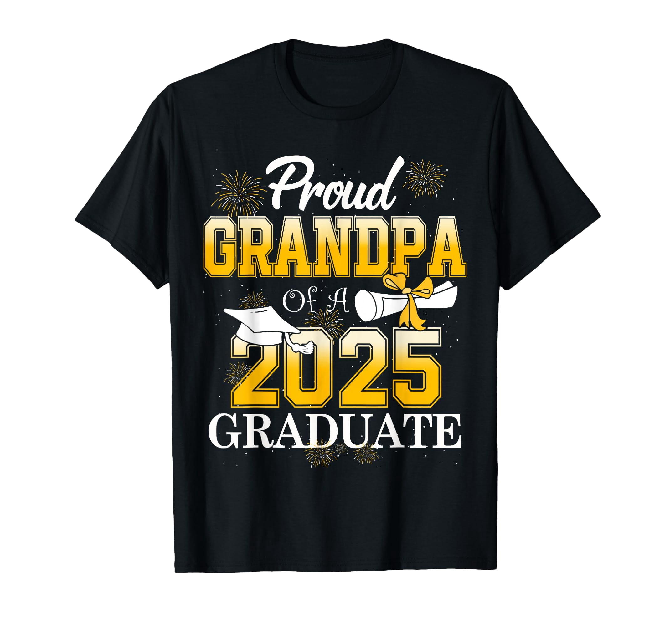 Proud Grandpa of a Class of 2025 Graduate Grandpa Senior T-Shirt ...