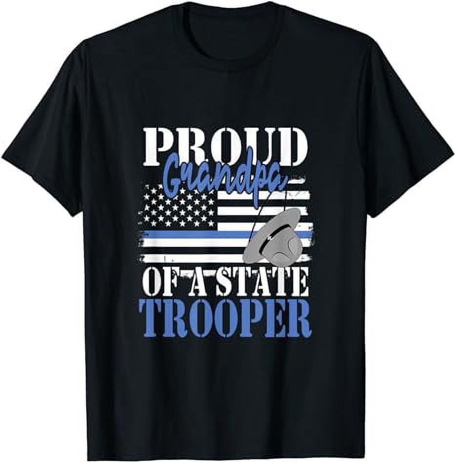 Proud Grandpa of a State Trooper Police Officer Graduation T-Shirt ...