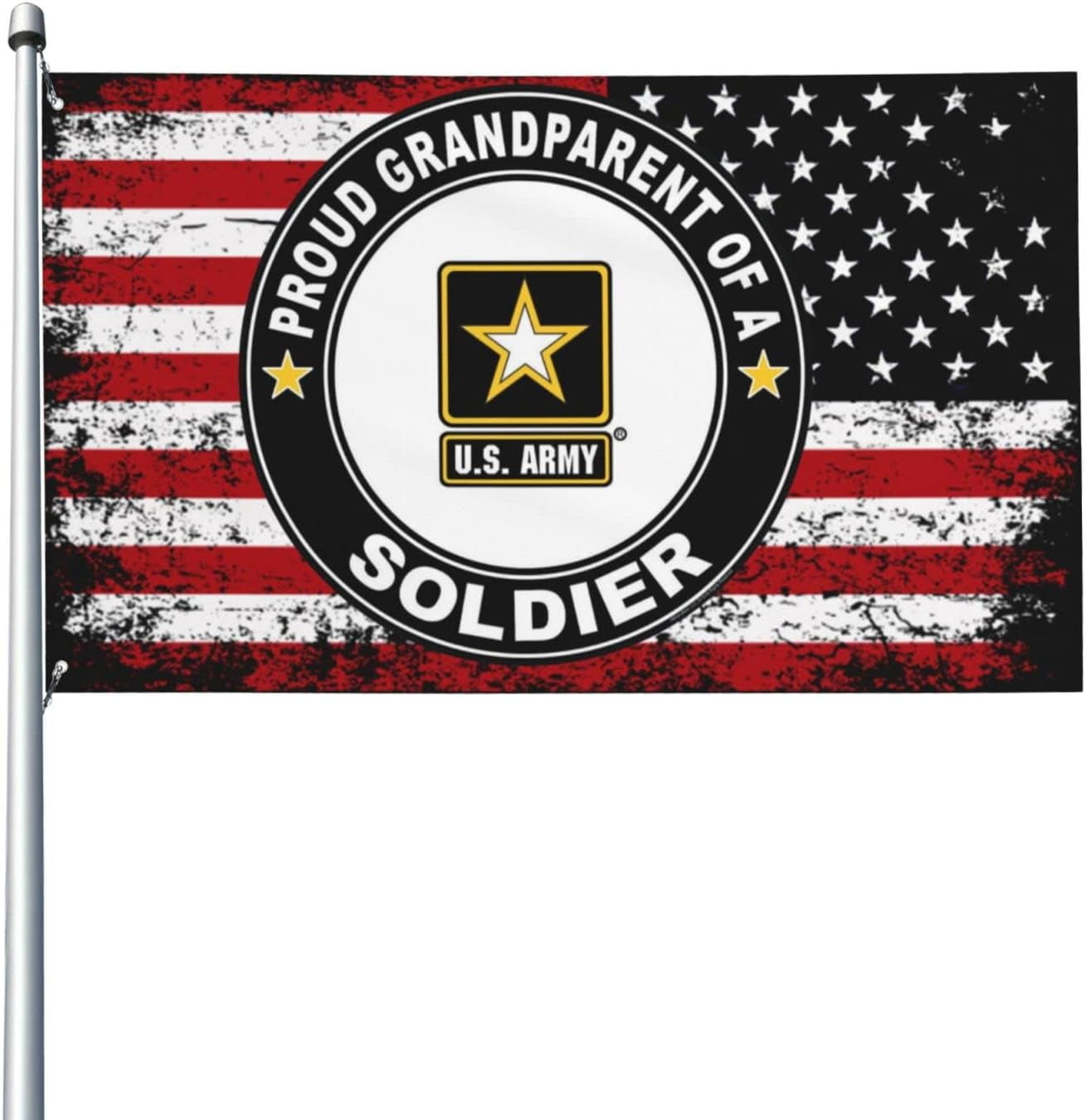 Proud Grandparent of A Soldier Us Army Garden Flag 3x5 Ft Decor Outdoor ...