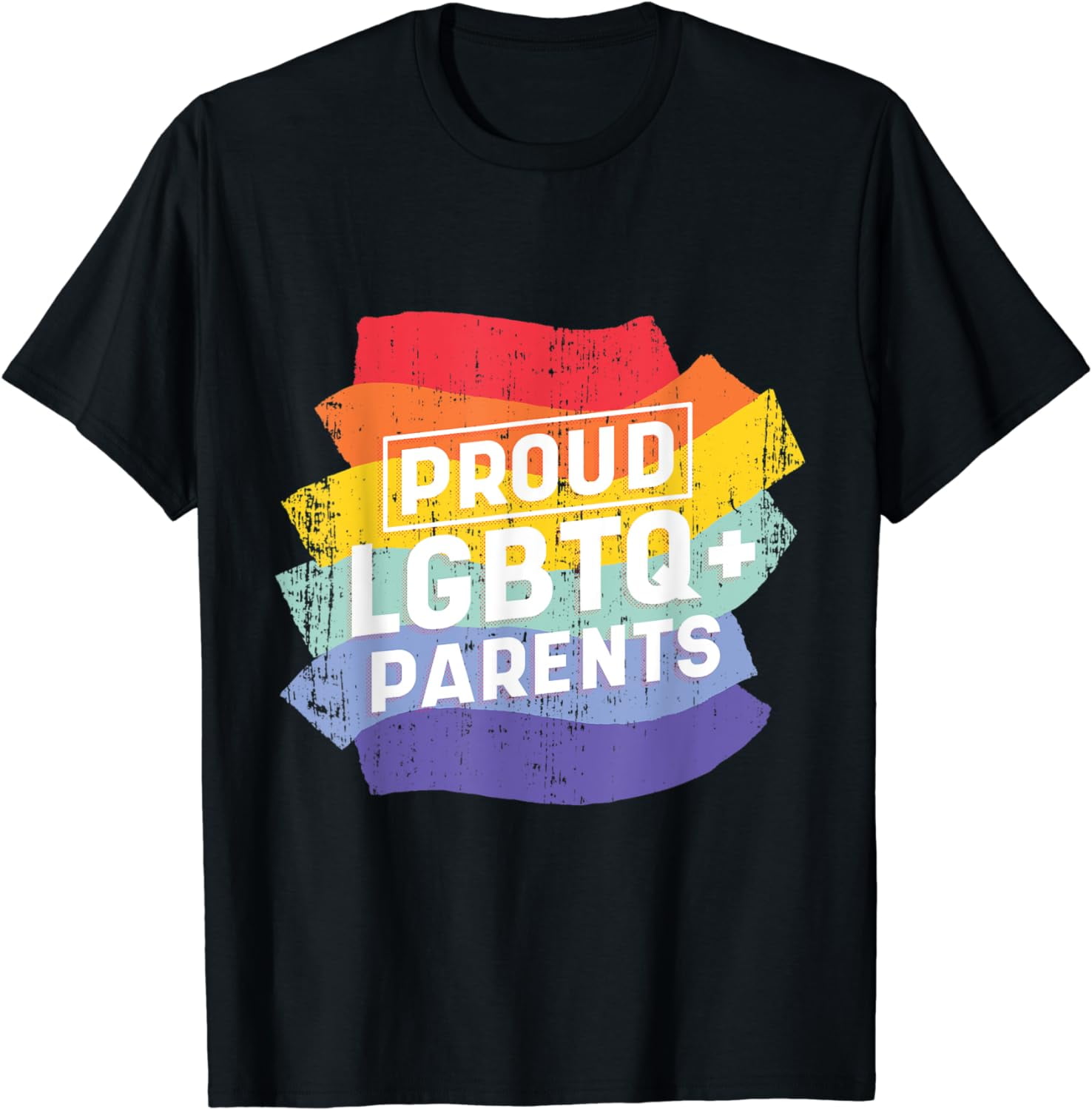 Proud LGBTQ+ Parents | Pride Month Parent Support T-Shirt - Walmart.com