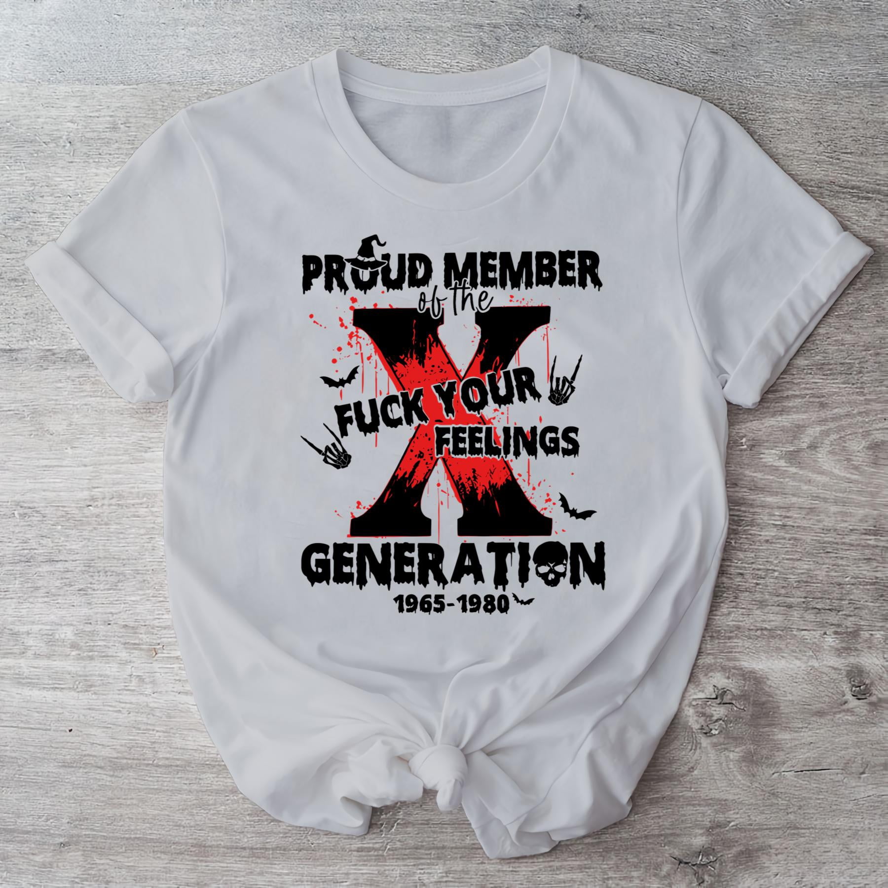 Proud Member Halloween Generation Hoodie, Gen X Inspired Hoodie ...