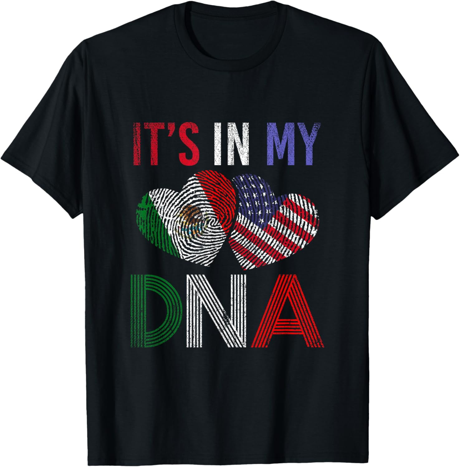Proud Mexican American Its In My DNA Mexico T-Shirt - Walmart.com