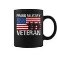 Proud Military Veteran Soldier Red White Blue Flag Coffee Mugs ...