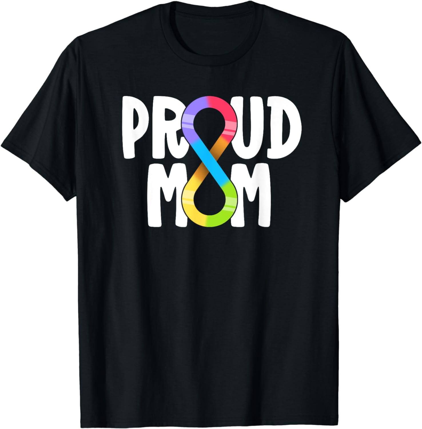 Proud Mom Autism Family Autistic Mama Infinity Symbol T-Shirt - Walmart.com