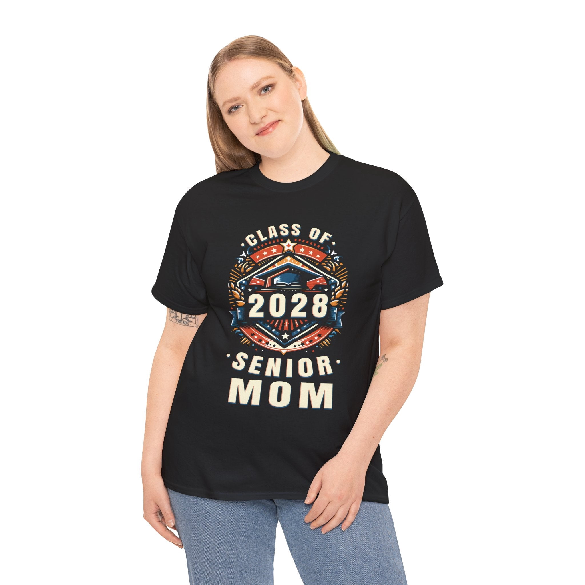 Proud Mom Class of 2028 Mom 2028 Graduate Senior Mom 2028 Plus Size ...