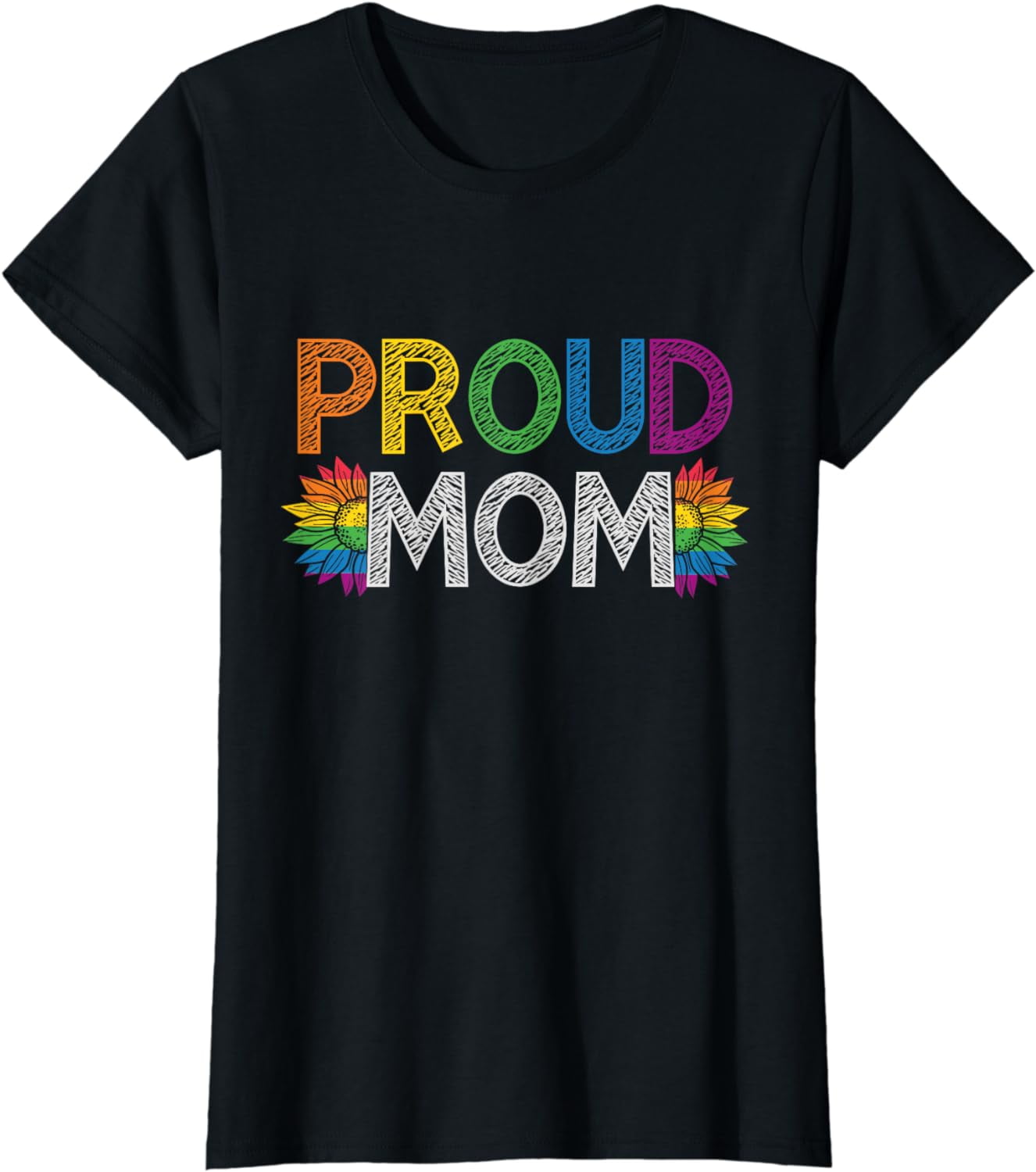 Proud Mom LGBT - LGBT Pride Month Proud Mom T-Shirt - Walmart.com