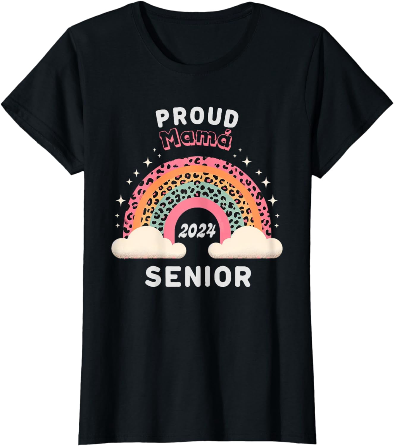Proud Mom Of A Class of 2024 Graduate Senior Mama Graduation T-Shirt ...