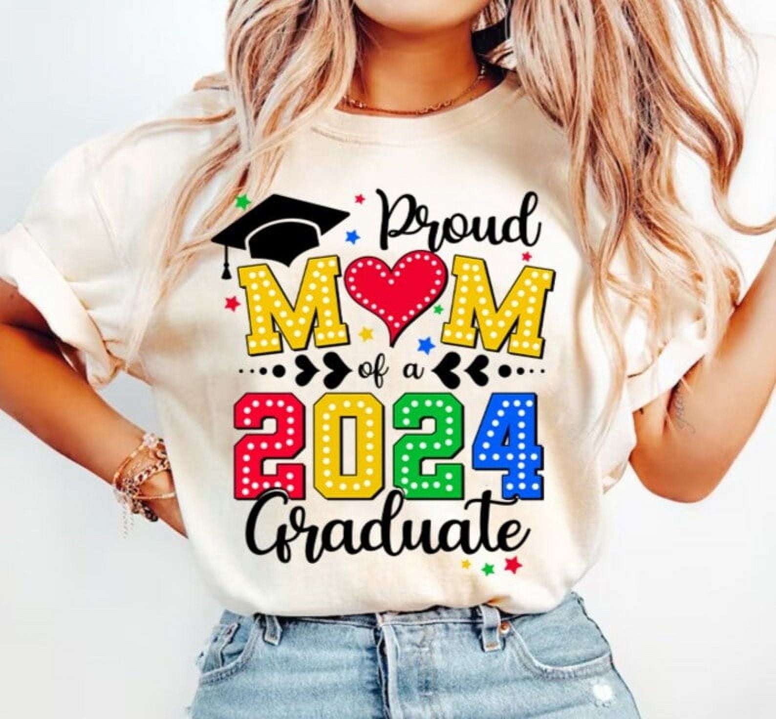 Proud Mom of a 2024 Graduate Mom Graduation Graduate Family Class of ...
