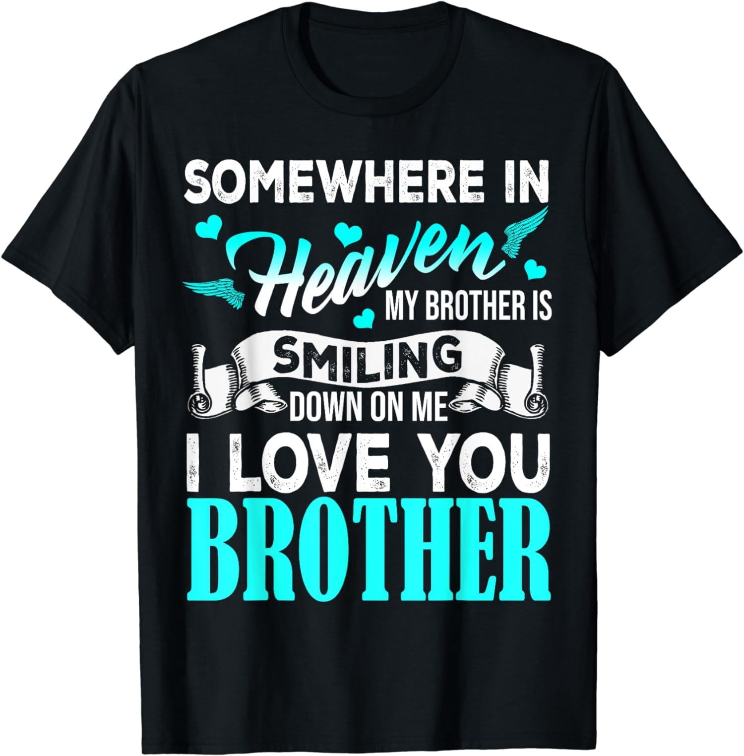 Proud My Brother In Heaven Happy Father Day Proud Of Brother T-Shirt ...