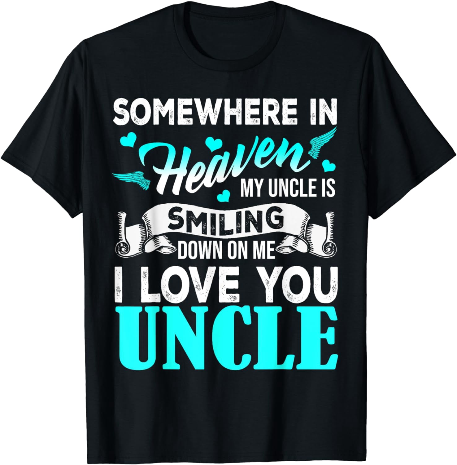 Proud My Uncle In Heaven Happy Father's Day Proud Of Uncle Cotton T-Shirt - Walmart.com