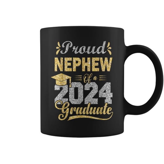 Proud Nephew Of A 2024 Graduate Graduation Senior 2024 Coffee Mugs ...