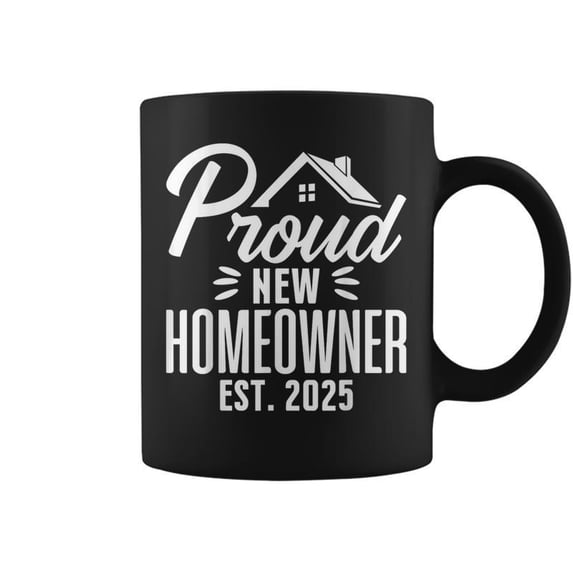 Proud New Homeowner 2025 First Time House Buyer Matching Coffee Mugs ...