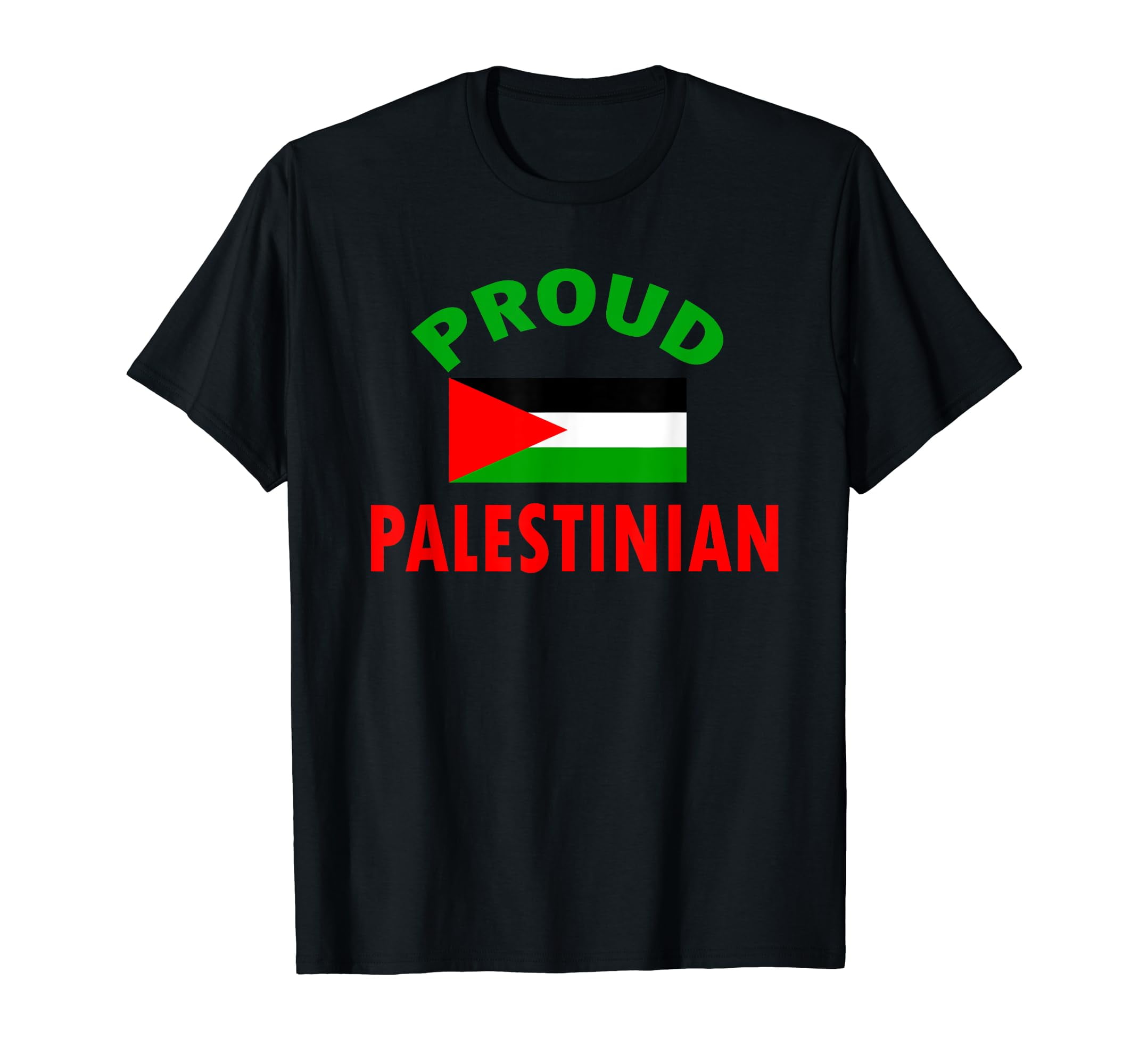 Proud Palestinian- Palestinian Flag- Palestine T-Shirt - Walmart.com