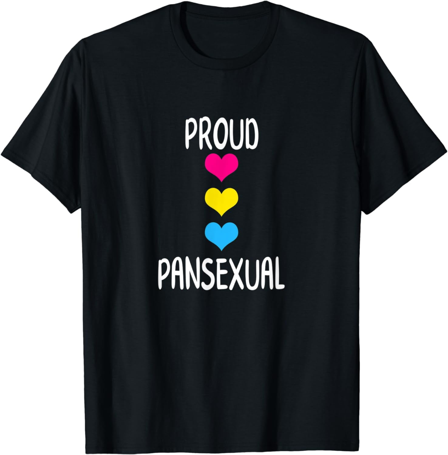 Proud Pansexual LGBT-Q Pan Pride Flag Proud Ally T-Shirt - Walmart.com