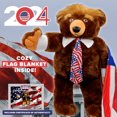 Proud Patriots Trumpinator Teddy Bear 2024 Bear for Trump Supporters ... Proud Patriots Trumpinator Teddy Bear 2024 Bear for Trump Supporters ...