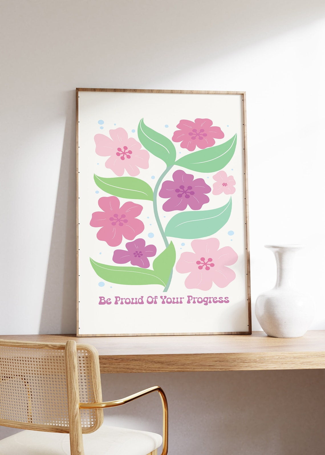 Be Proud Of Your Progress Poster, Self Love Poster, Positive Quote ...