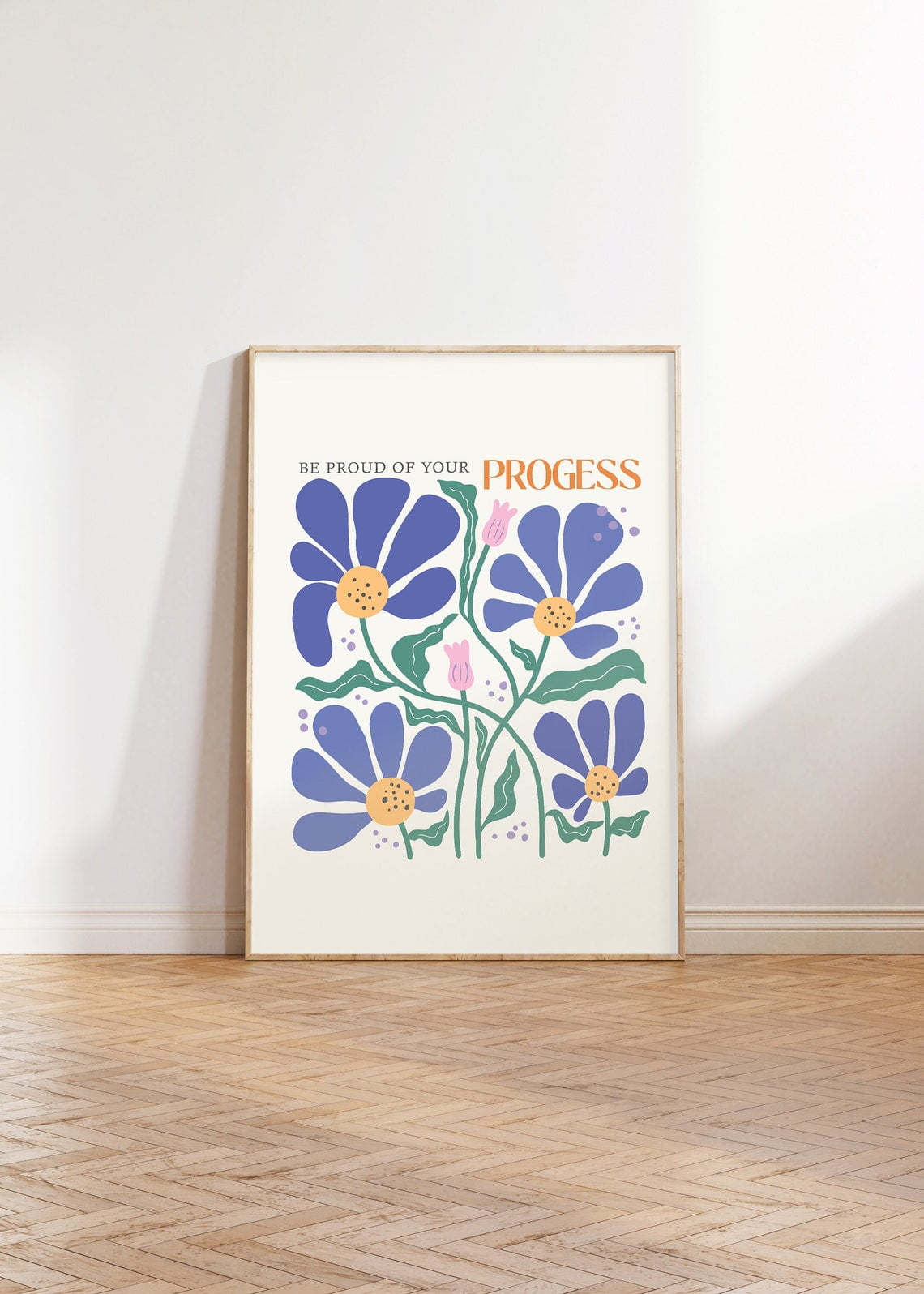 Be Proud Of Your Progress Poster, Self Love Poster, Positive Quote ...
