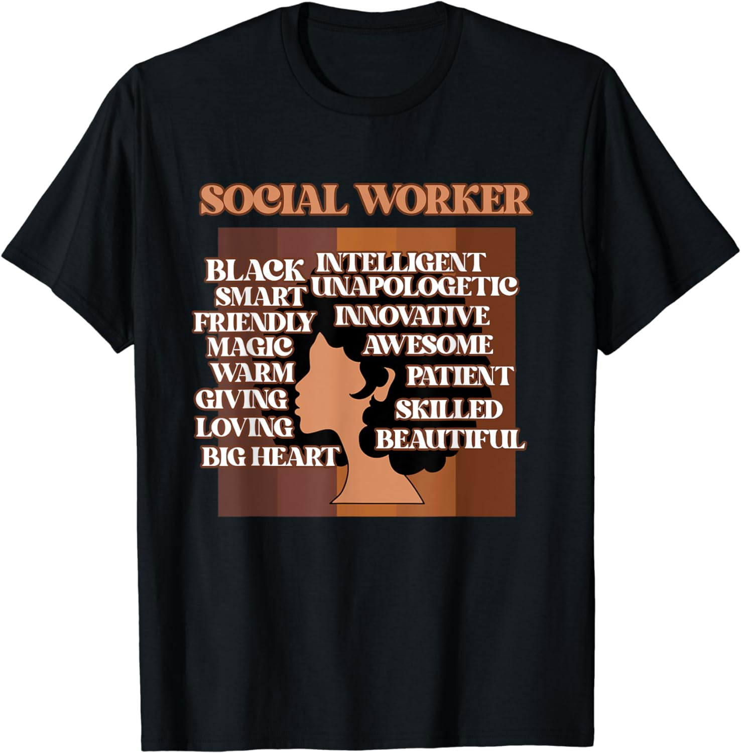 Proud Social Worker Facts Social Work Month Graphic T-Shirt - Walmart.com