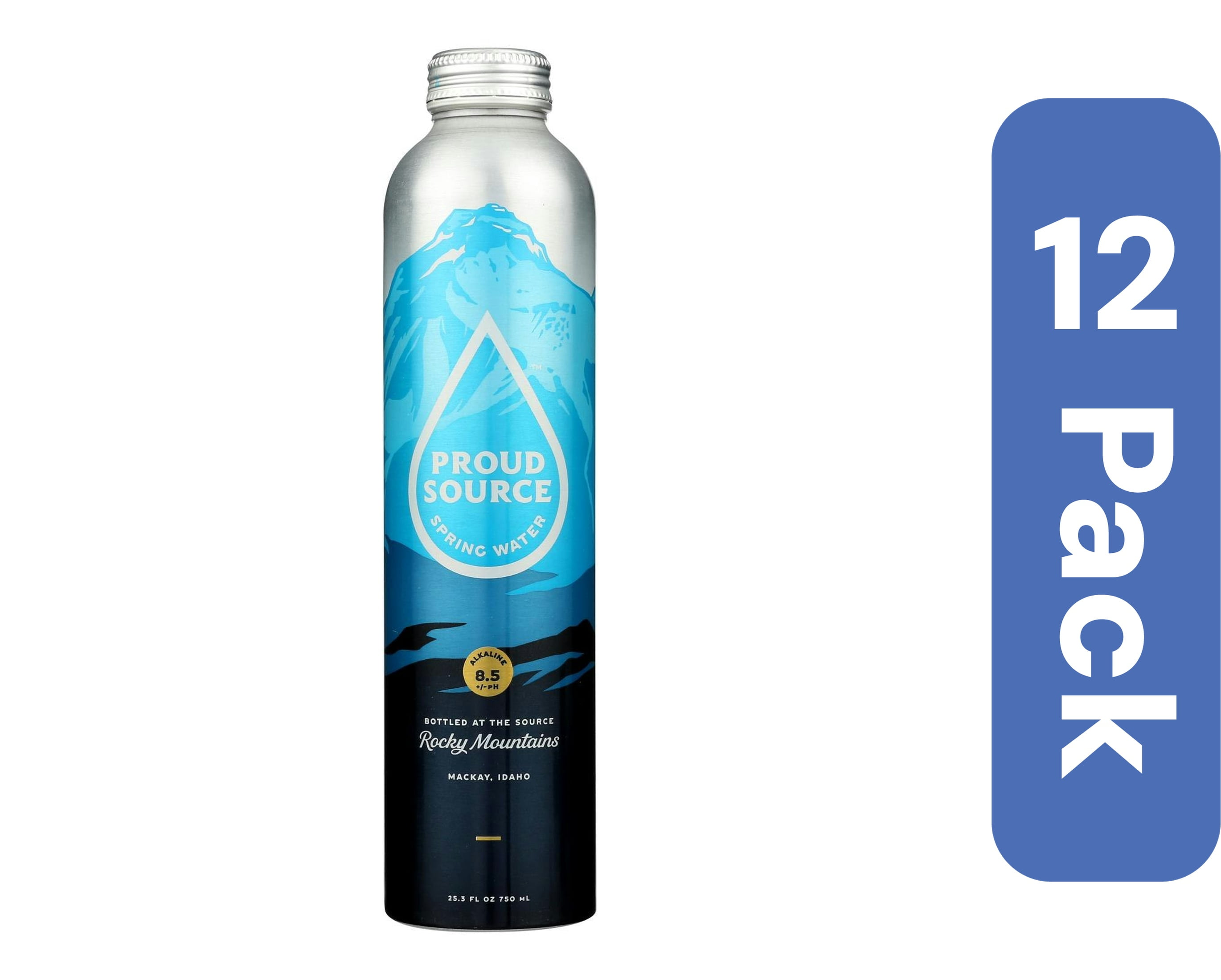 Proud Source Natural Alkaline Water 25.36 fl oz (Pack of 12) - Walmart.com