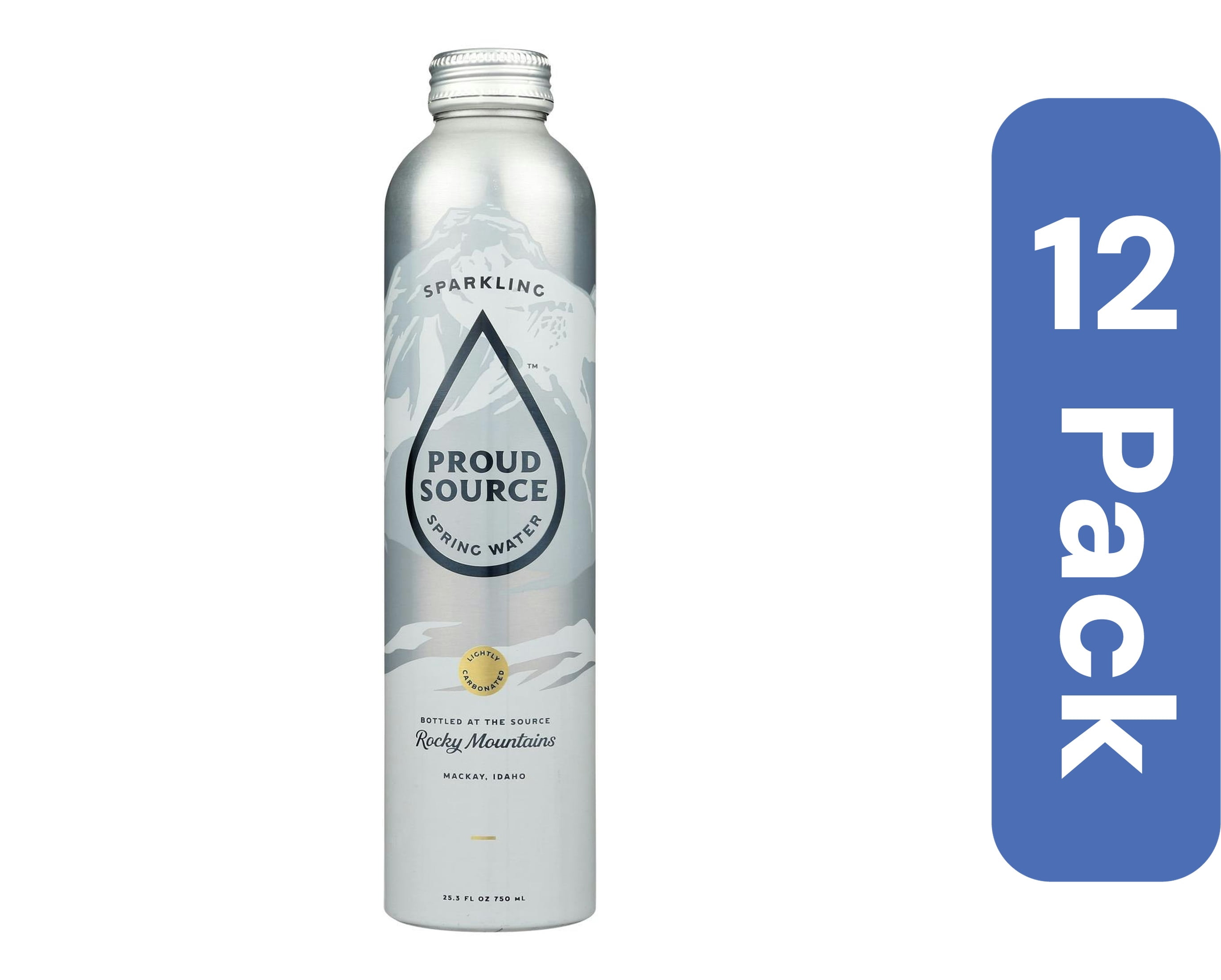 Proud Source Sparkling Alkaline Water 25.3 fl oz (Pack Of 12) - Walmart.com