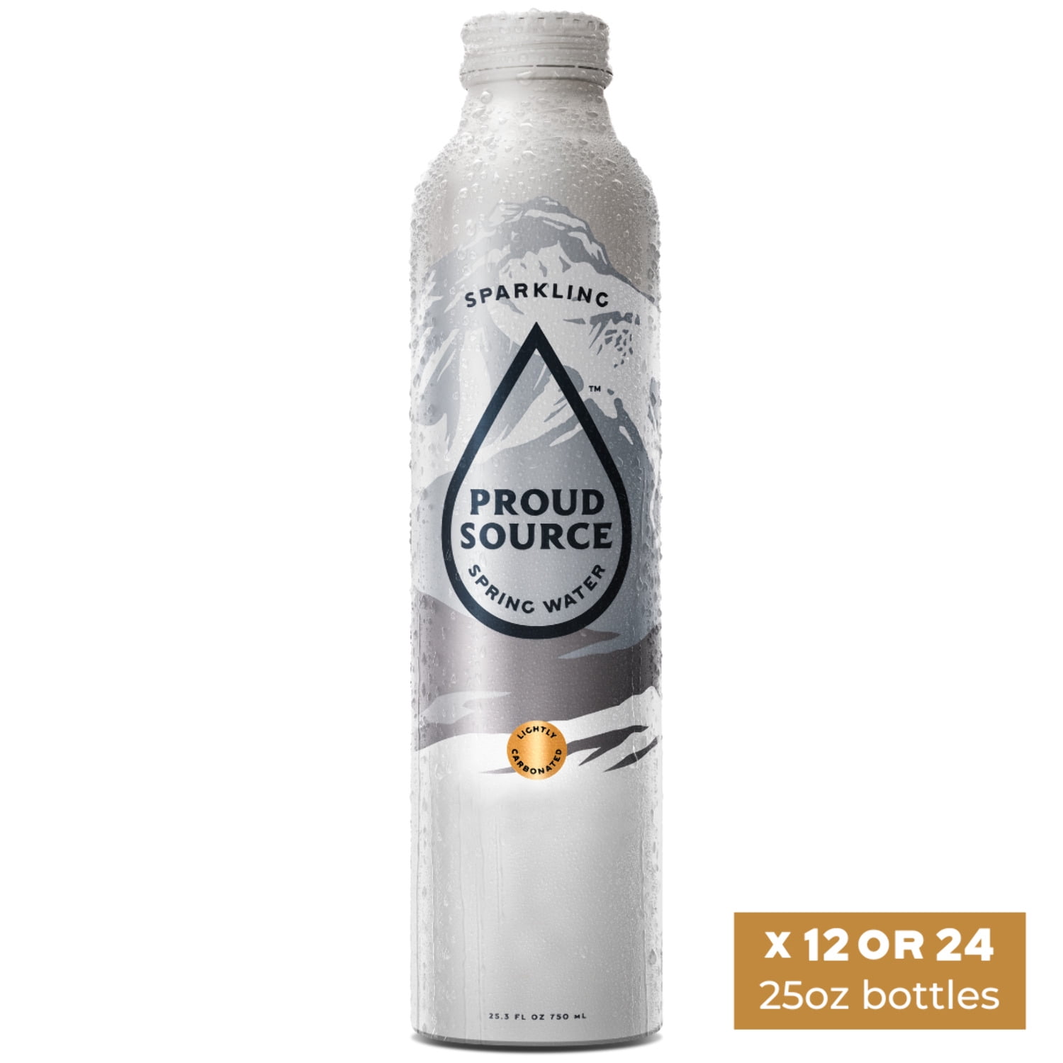 Proud Source Sparkling Spring Water - 16 oz Bottles, 24 Pack - Walmart.com