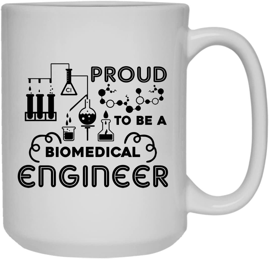 Proud To Be A Biomedical Engineer Coffee Mugs, Novelty Coffee Mug 15 oz ...
