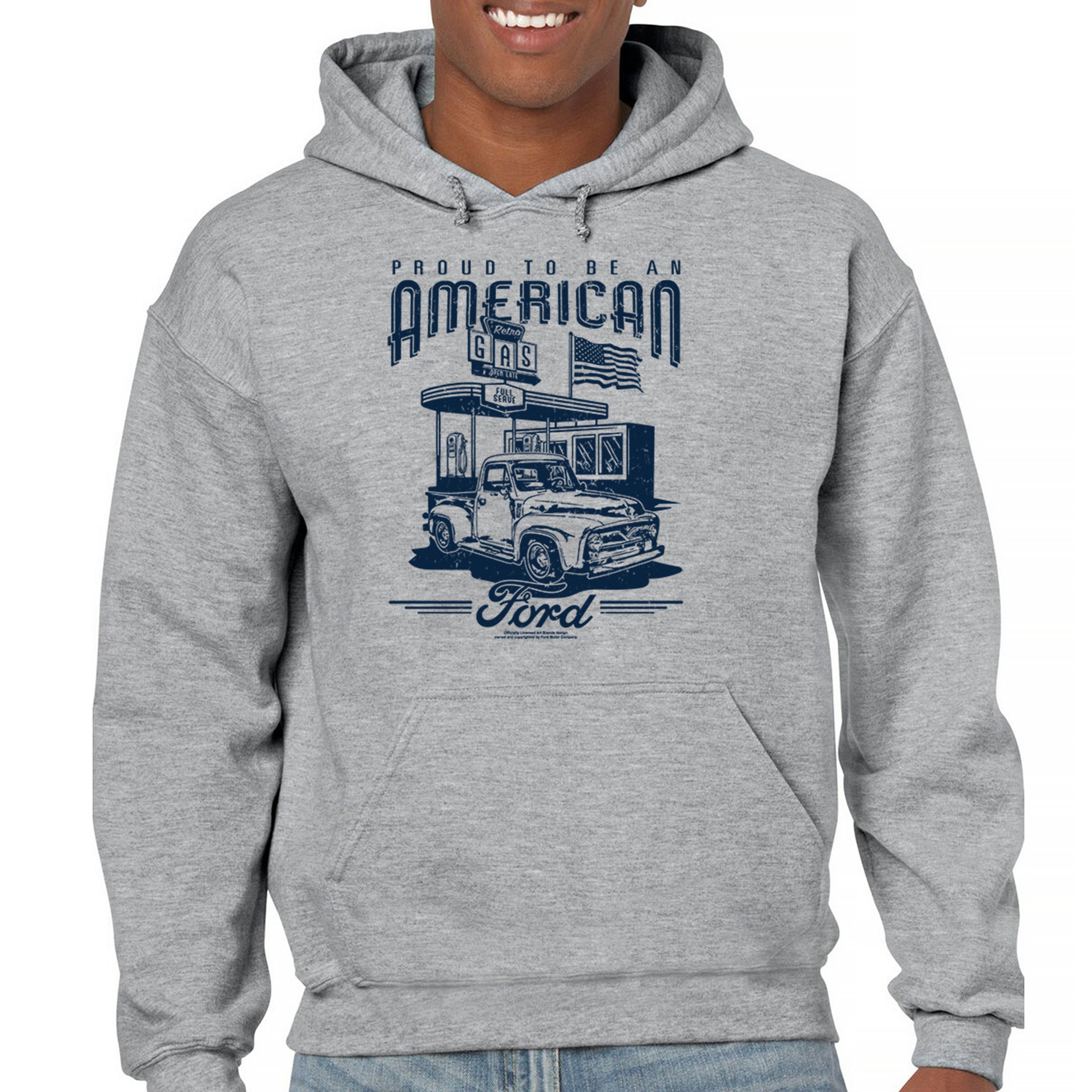 Proud To Be An American Ford Sweatshirt Patriotic Retro Vintage F ...