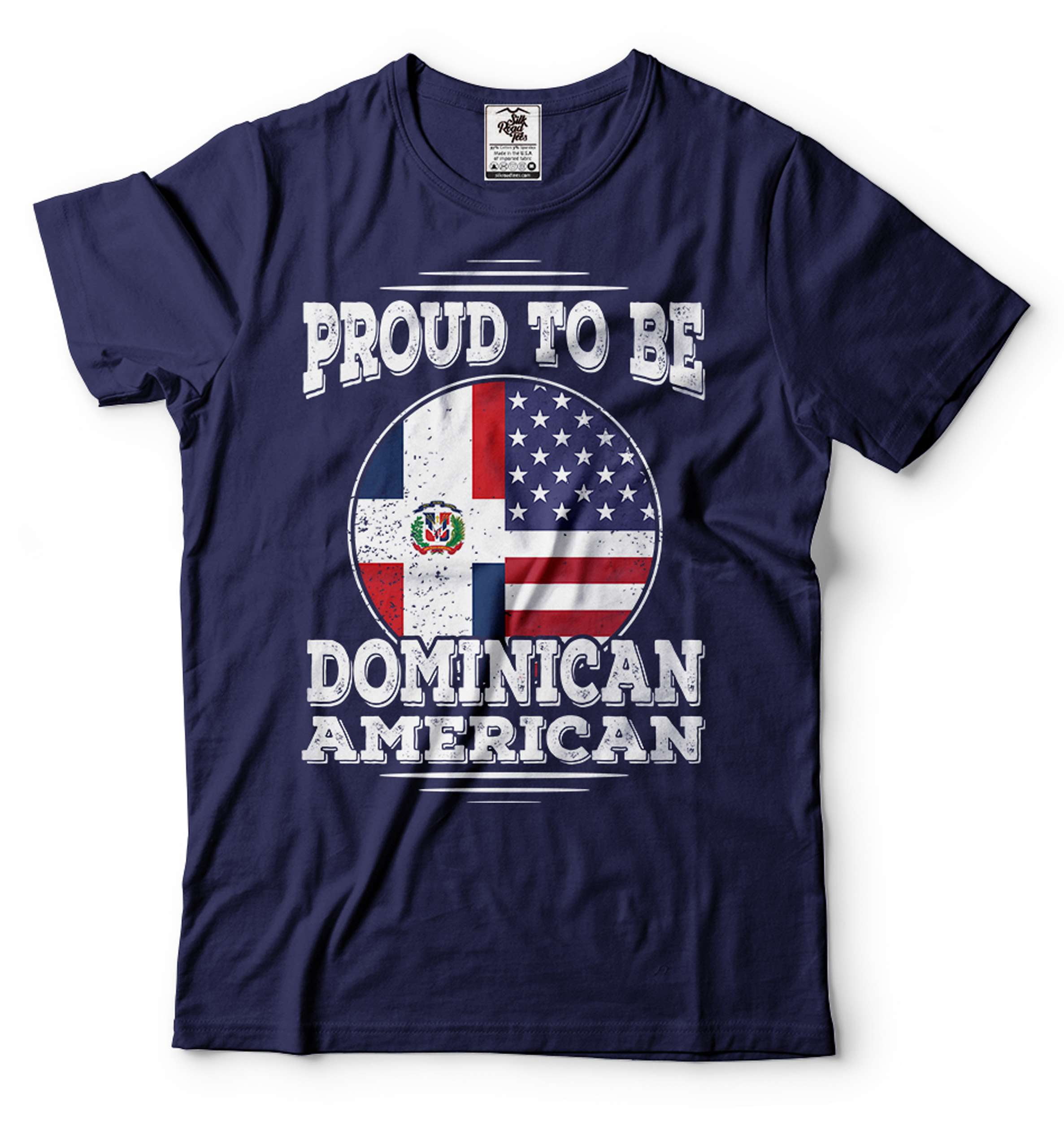 Proud To Be Dominican American Shirt Dominican Republic Patriotic ...