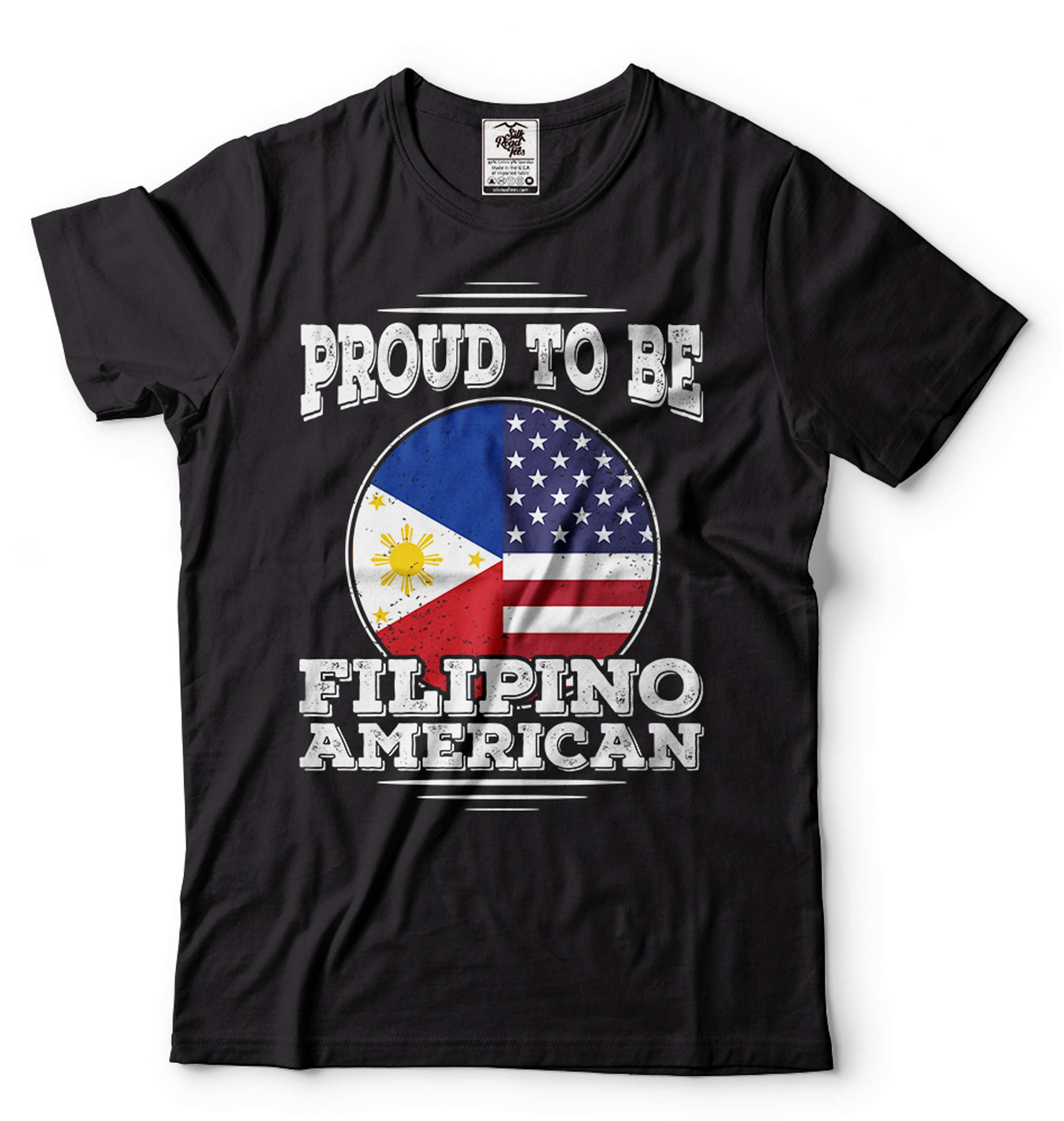 Proud To Be Filipino American Shirt USA Philippines T-Shirt America ...