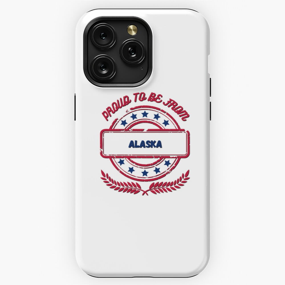 Proud To Be From Alaska Retro Outdoor Graphic iPhone Case 17 through 11 ...