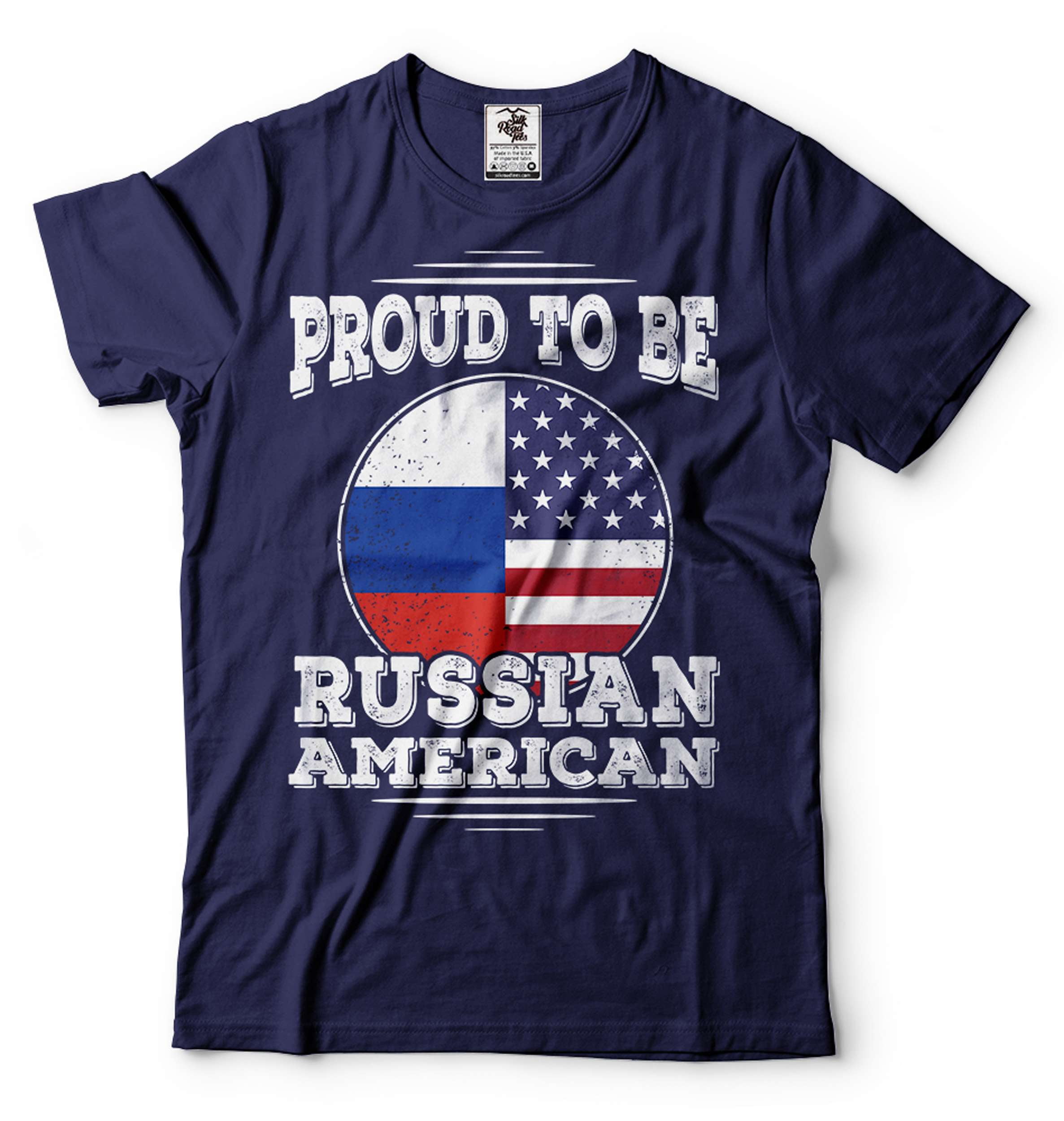 Proud To Be Russian American Shirt Russian Gifts Russian Shirt Russia ...