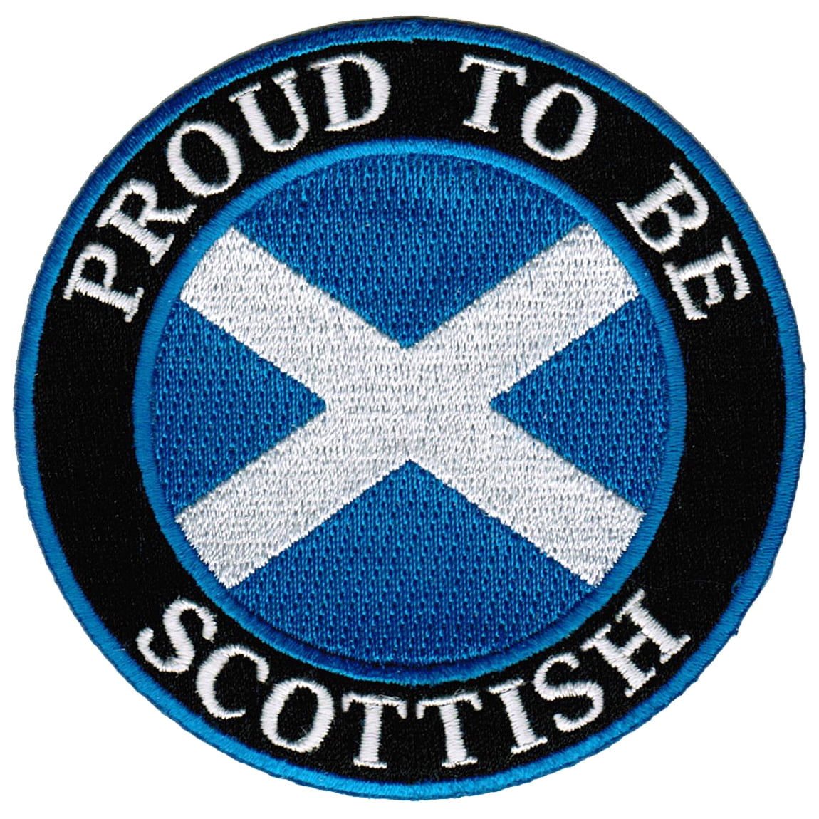 Proud To Be Scottish Iron-On Embroidered Biker Patch - Walmart.com