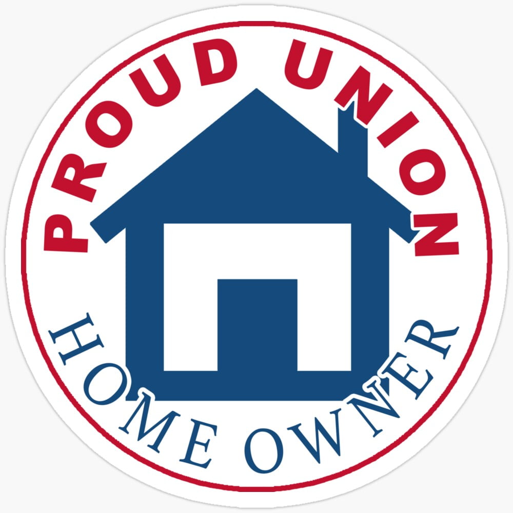 Proud Union Home Owner Sticker Phone Decal Water Bottle Stickers Car ...