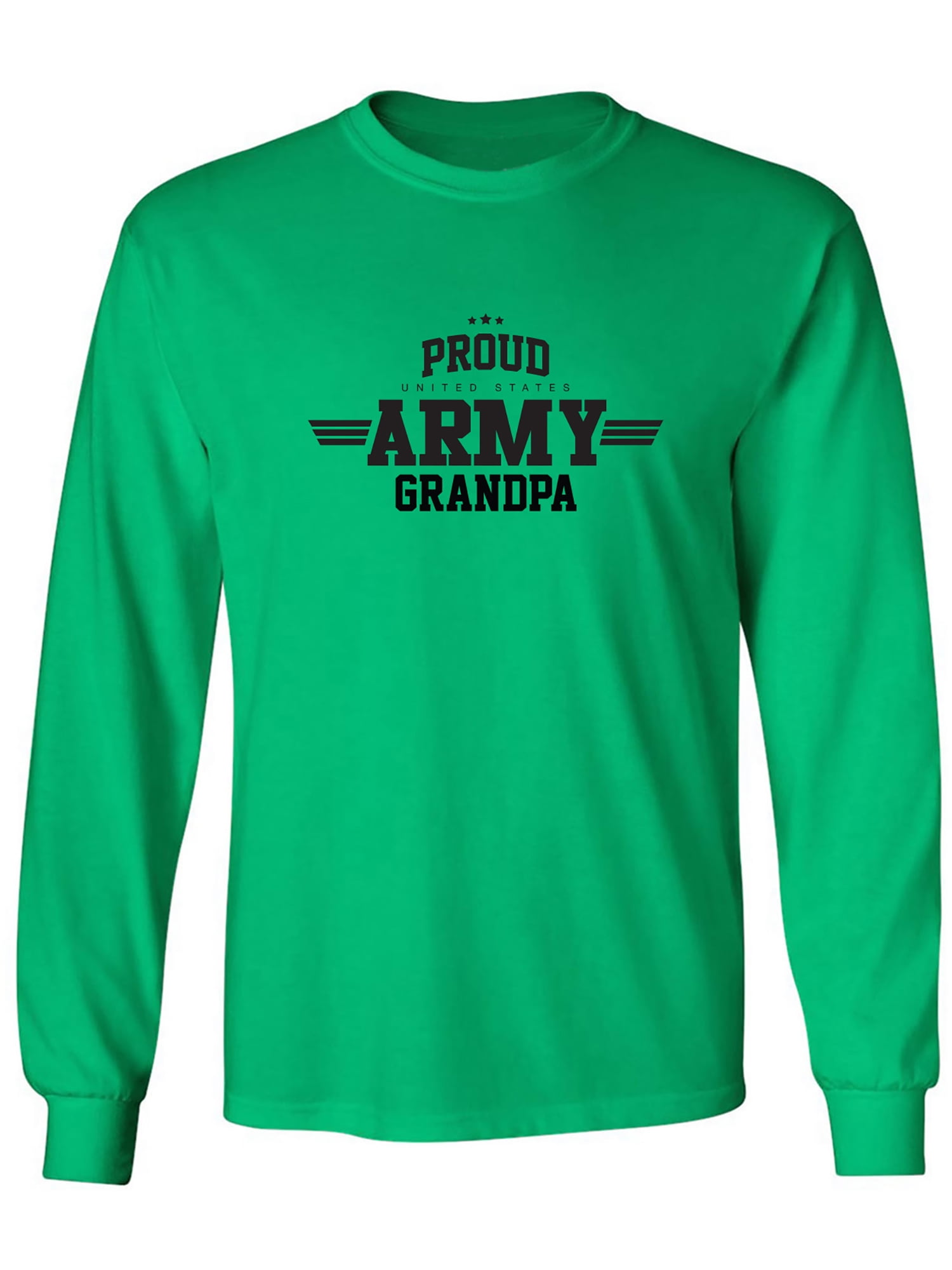 Proud United States Army GRANDPA Adult Long Sleeve T-shirt - Walmart.com