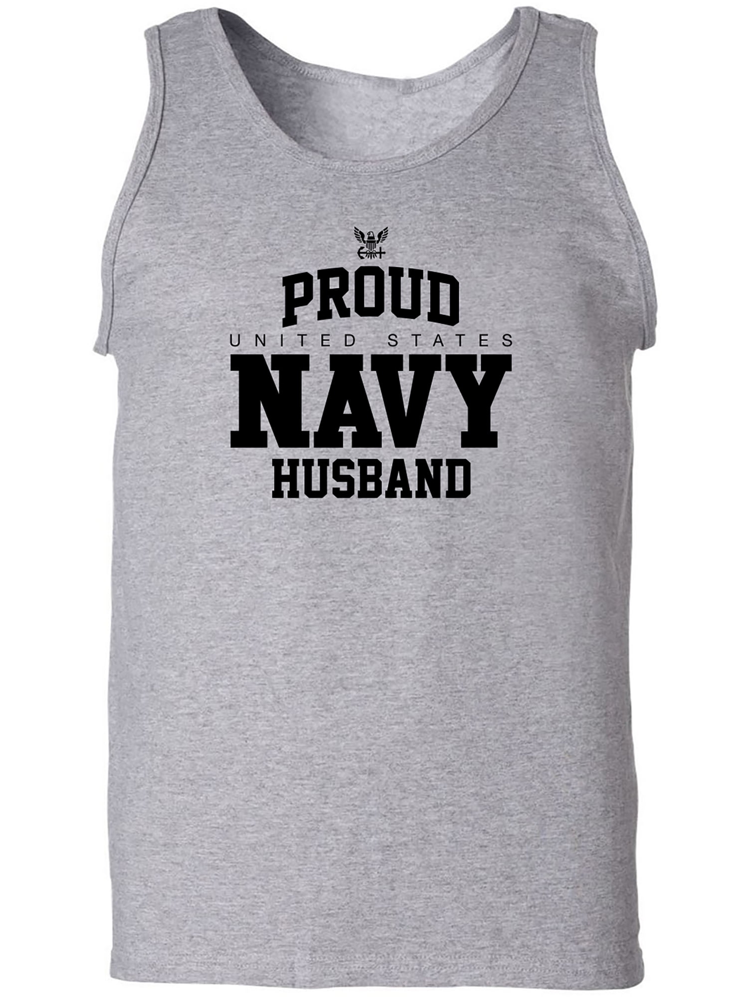 Proud United States Navy HUSBAND Adult Tank Top - Walmart.com
