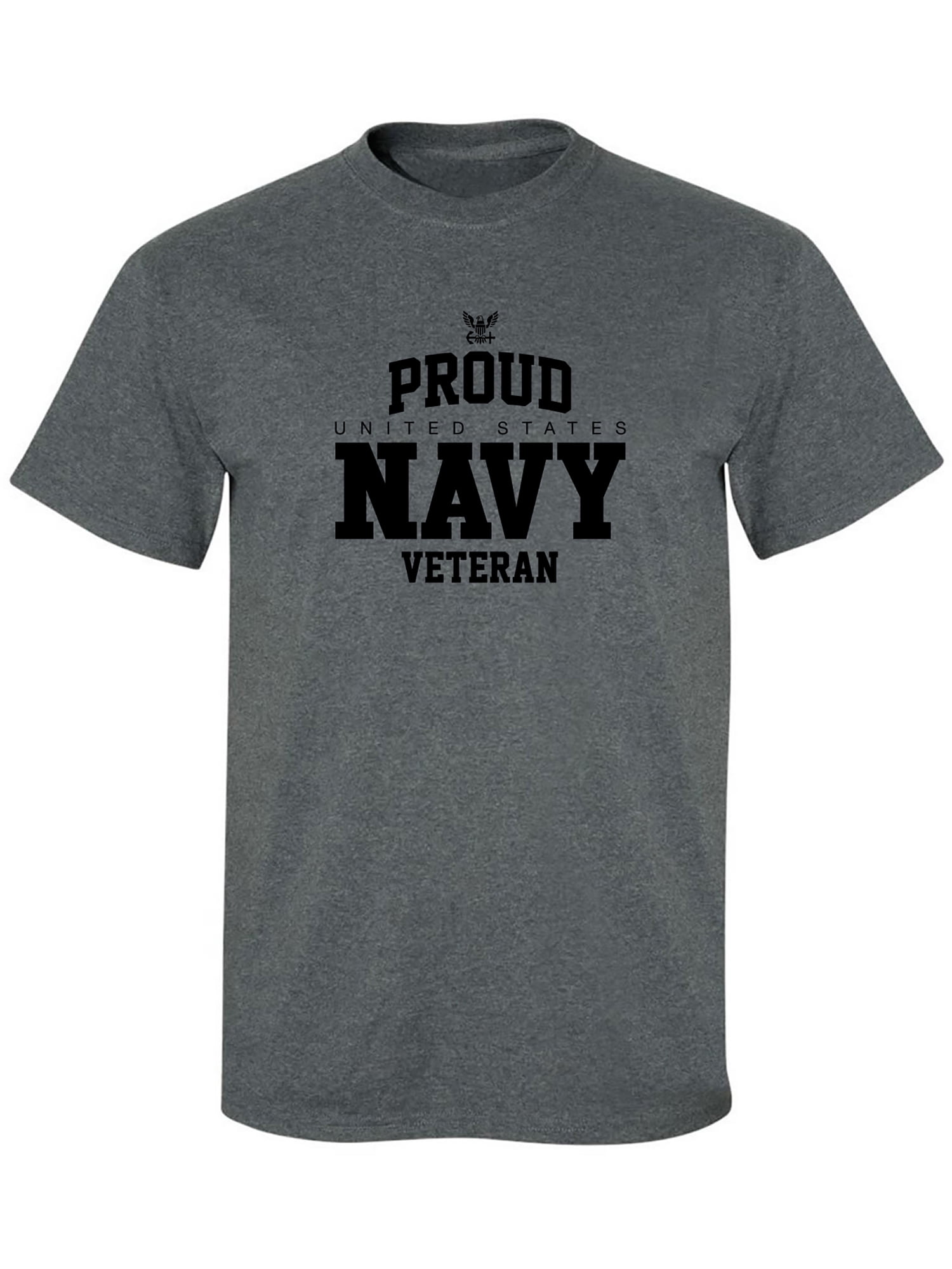 Proud United States Navy VETERAN Adult Short Sleeve T-shirt - Walmart.com