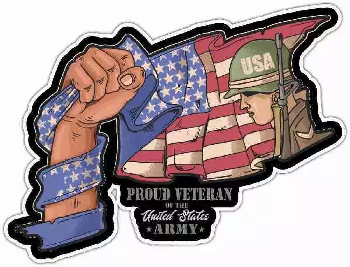 Proud Veteran Of The United States Army Usa Car Stickerphone Decal ...