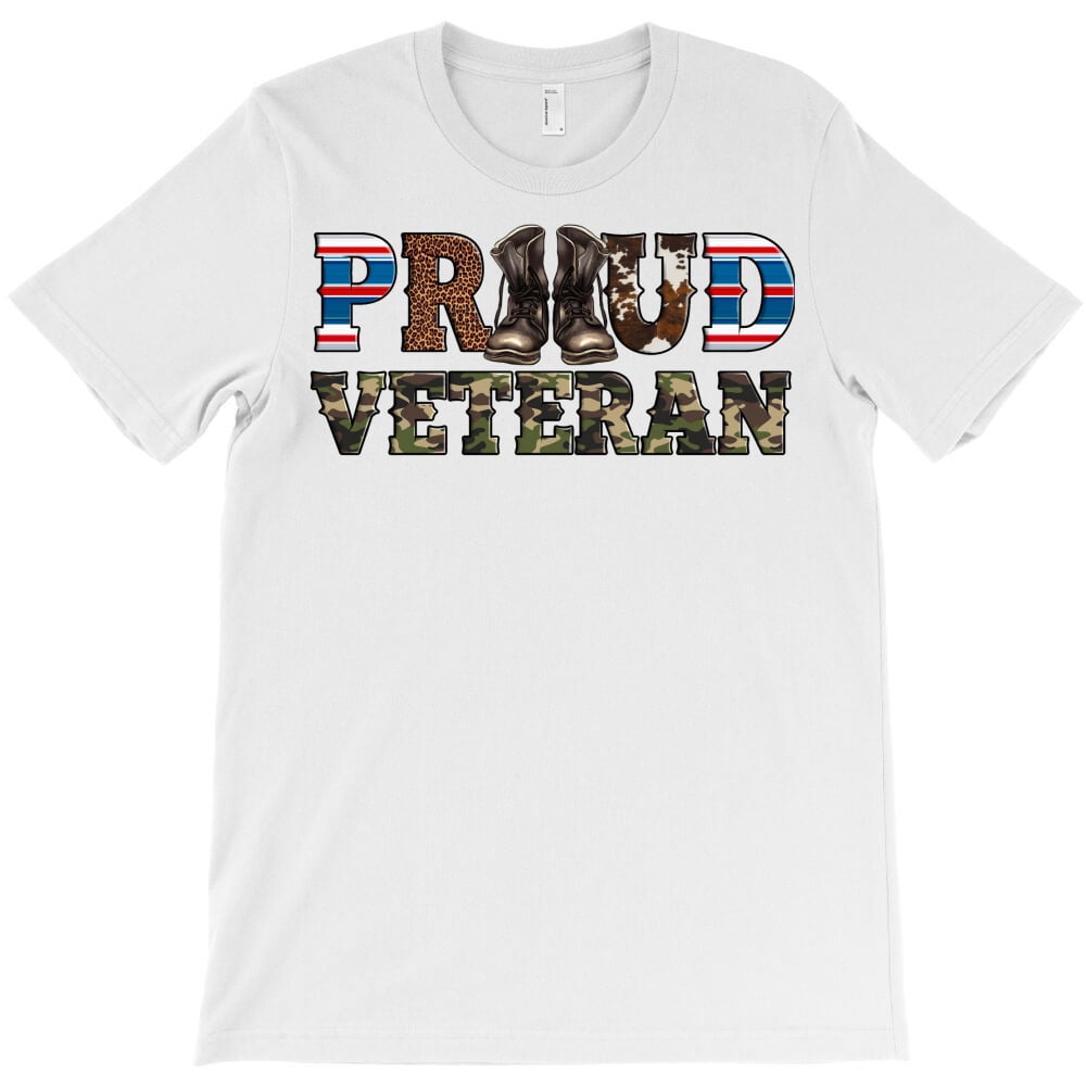 Proud Veteran on Armed Forces Day, Honoring All Branches of Military G097 Unisex T-Shirt, Up to ...