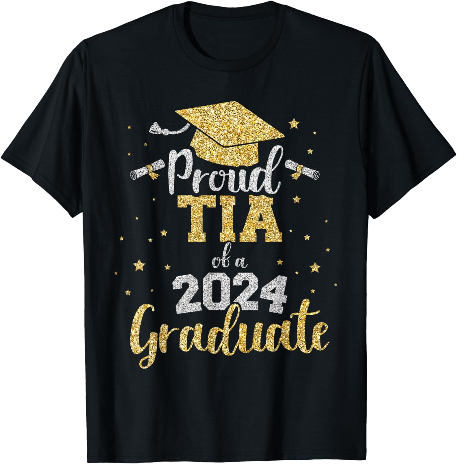 Proud tia of a class of 2024 graduate senior graduation T-Shirt ...