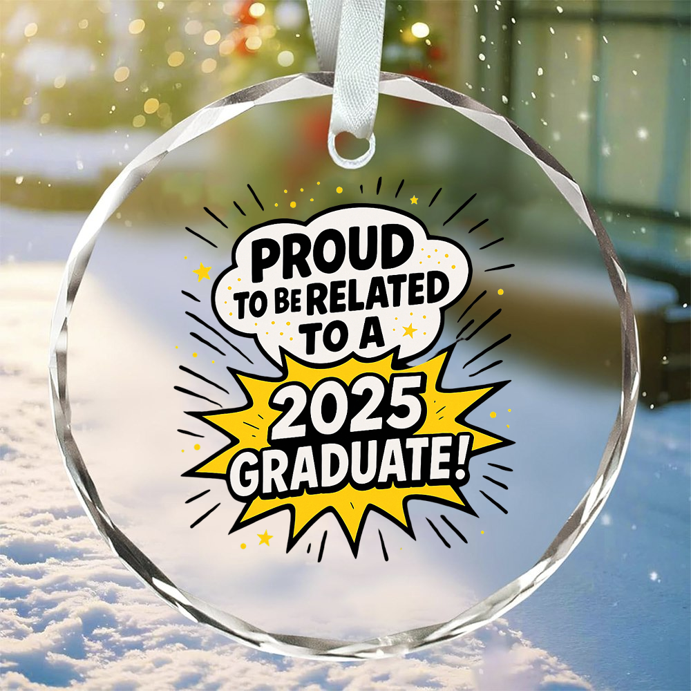 Proud to Be Related to a 2025 Graduate Brother Sister Ornament Home ...