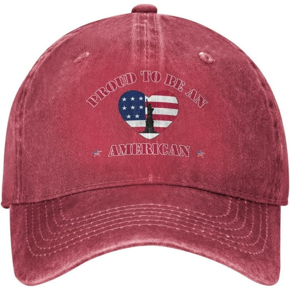 Proud to Be an American Hat God Bless America Hat for Men Women Trucker ...