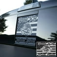 Proud to be Mexican American Flag Decal Window Sticker 11in x 14.8in ...