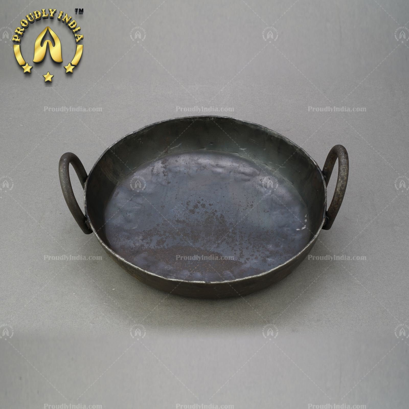 ProudlyIndia Iron Kadai, Iron Kadhai, Cooking Pot, Cast Iron Kadai, 9 ...