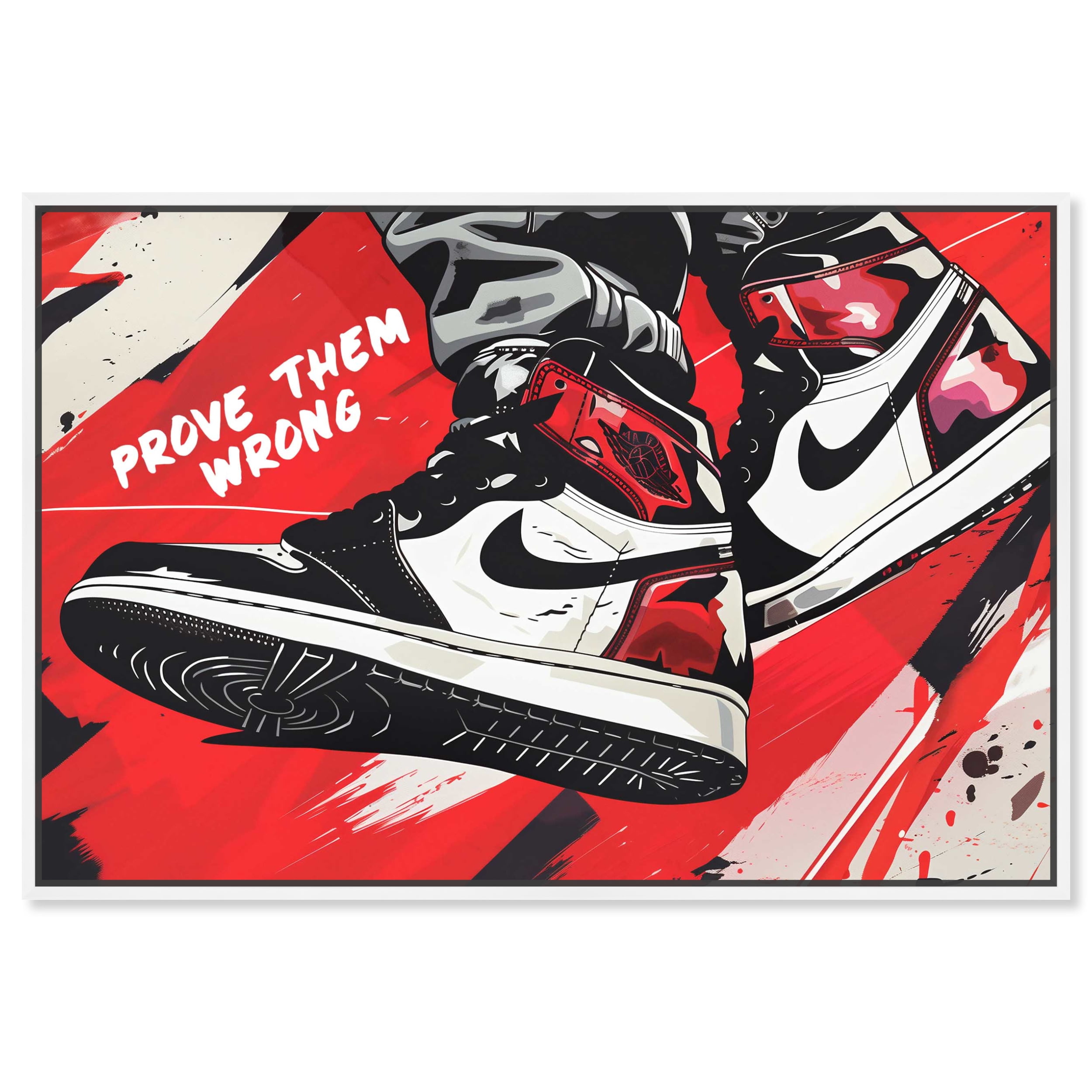 Prove Them Wrong In Style Urban Style Canvas Wall Art by Notoriart ...