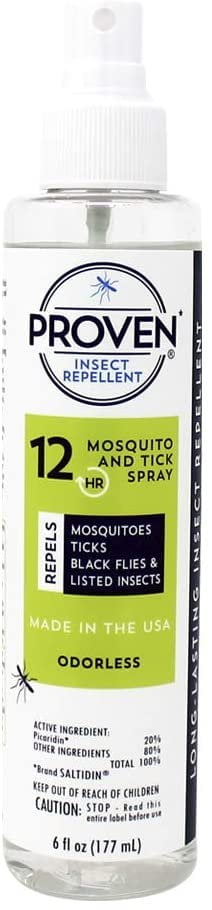 Proven 12HR Insect Repellent Spray, Odorless, 6 oz, Repels Bugs, See ...
