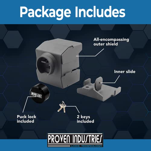 Proven Industries Model 2516-J Trailer Lock, Fits 2 5/16-Inch Jayco ...